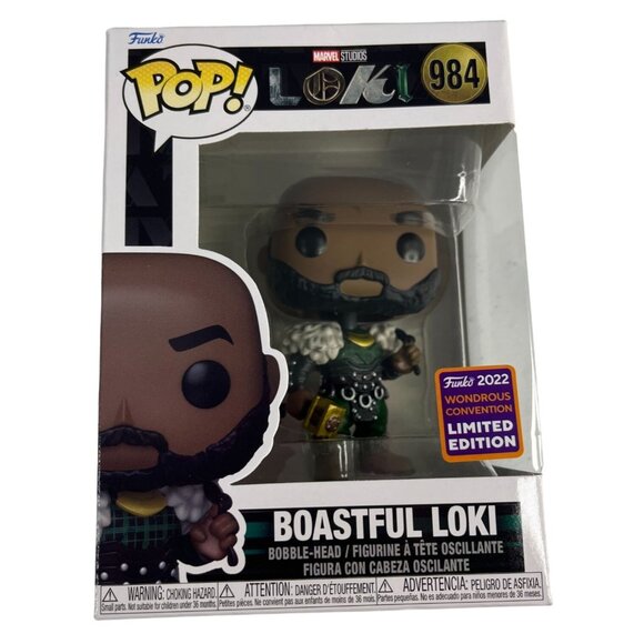 Funko | Other | Boastful Loki Funko Pop 984 Wondrous Convention 222 ...